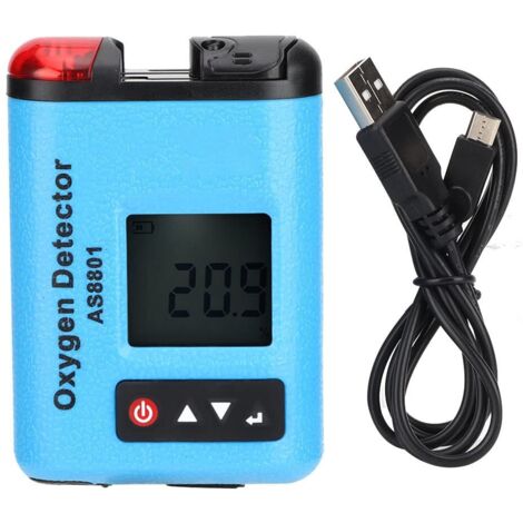 Compteur de Gaz D'oxygène, Détecteur D'oxygène Portable, Moniteur de ...