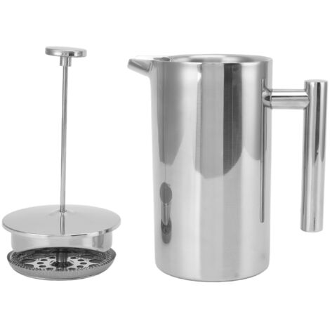 Keenso 304 en Acier Inoxydable Café French Press Double Mur à Main ...