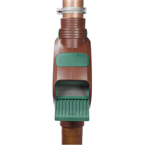 GARANTIA Fallrohrfilter RAINUS DN 80100 braun inkl. Filtereinsatz