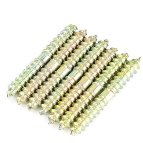 Sollbry 10 pièces M6 40mm vis à cheville en fer vis à Double extrémité ...