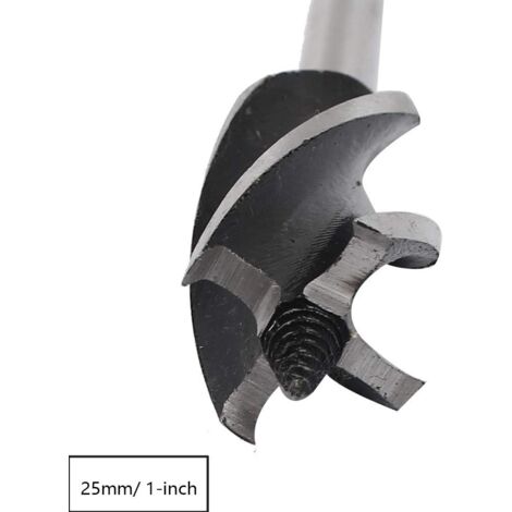 Sollbry Foret à tarière cannelée quadruple pour le travail du bois, 1 ...