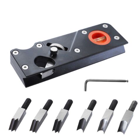 Sollbry Raboteuse à Chanfrein Rabot d'angle de Menuiserie, rabot manuel ...