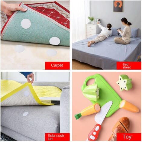 Sollbry Autocollant Scratch Rond Autocollantes Crochets et Boucles 50 ...