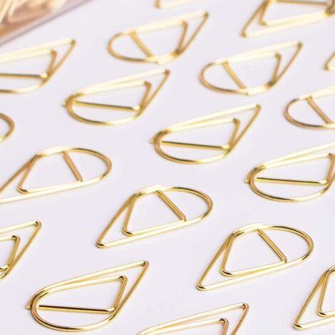 Sollbry trombones, 100 pièces marqueurs goutte d'eau en métal doré ...