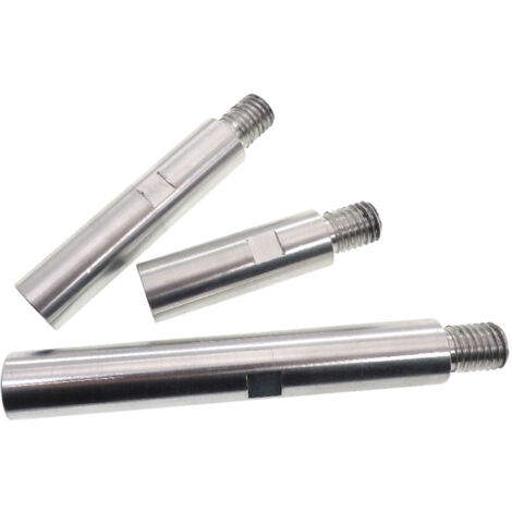 Sollbry 3PCS Tige d'extension de Meuleuse d'angle en Acier Inoxydable M14 Rallonge de Meuleuse d ...