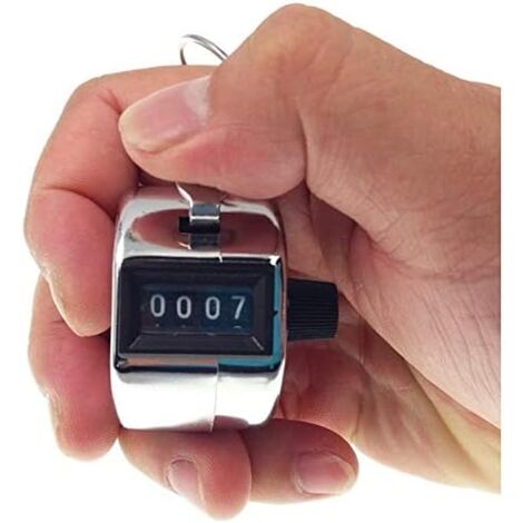 Sollbry 4 x Compteur Manuel 4 Chiffres Manuel Clicker Compteur ...