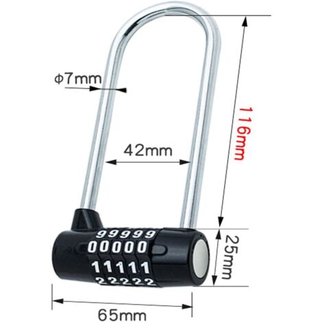 Sollbry Grandes Longues Beam Locker porte de l'armoire poignées ...