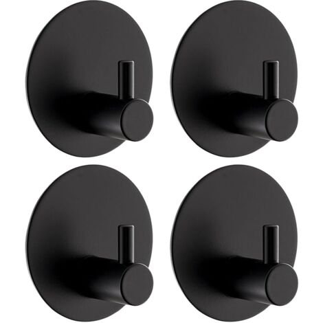 Sollbry Crochet Adhesif Mural 4 Pièces, Crochet Autocollant Adhesif ...