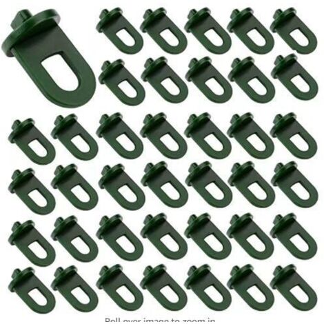 Sollbry 50 PCS Greenhouse Clips,Accessoire de Serre, Support de Plante ...