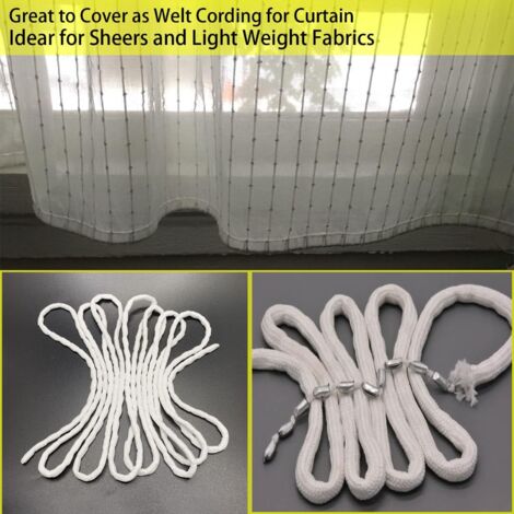 Sollbry 100g Fil de Plomb pour Rideaux 5m Ruban de Plomb Poids Plomb ...