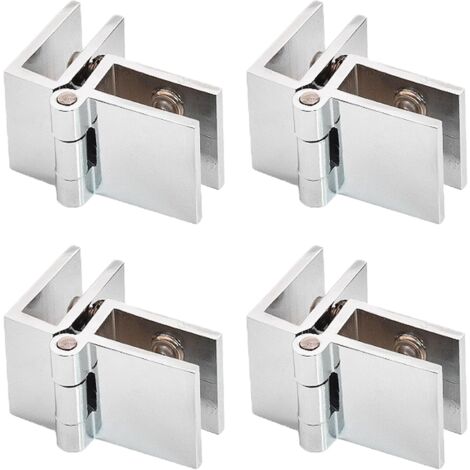 Sollbry 4 clips de porte en verre, Pièces Pince Charnière Verre ...