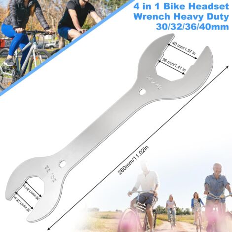 Sollbry Clé à Cône de Moyeu de Vélo 30/32/36/40mm, Clé de Moyeu de Vélo ...