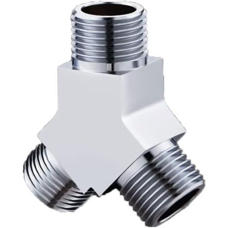 Sollbry Vanne de dérivation G1/2" en laiton, 3 voies en forme de Y universel pour système de ...