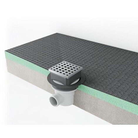 Aica 1200x800mm Wet Room Shower Tray Kit With Waste Various Sizes 40mm ...