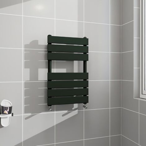 AICA Towel Rail Radiator Designer Central Heating Black 650x400mm