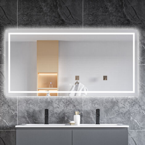 Razor Socket LED Mirror,Anti-fog,Bluetooth,Infinitely Dimmable,Power ...