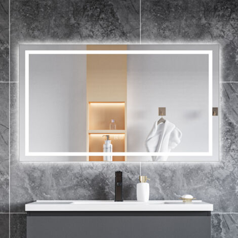 Razor Socket LED Mirror,Anti-fog,Bluetooth,Infinitely Dimmable,Power ...