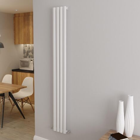 AICA Oval Column Designer Radiator Central Heating Vertical 1800x236mm ...