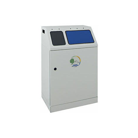 Recipiente de acero para separar materiales capacidad 60 + 30 l