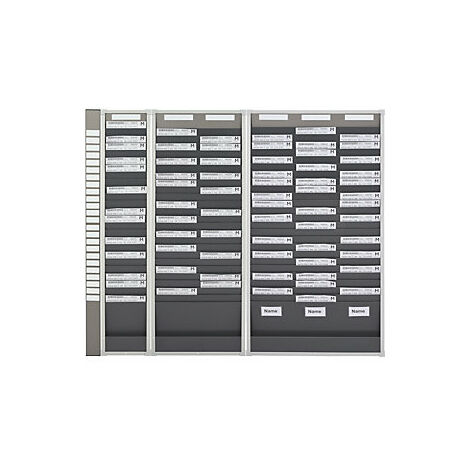 Panel modular clasificador para documentos 25 compartimentos