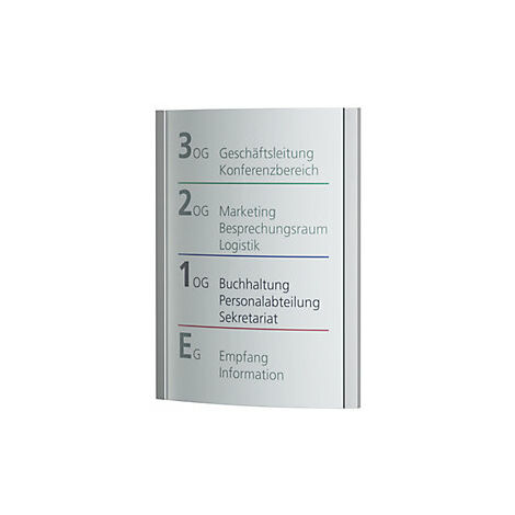 Letrero para indicar el camino ORLANDO™ DIN A3 vertical H x A