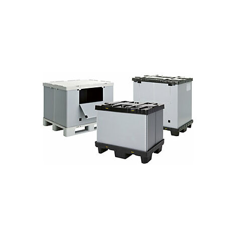 Caja-palet palé plegable de PP capacidad 675 l a partir