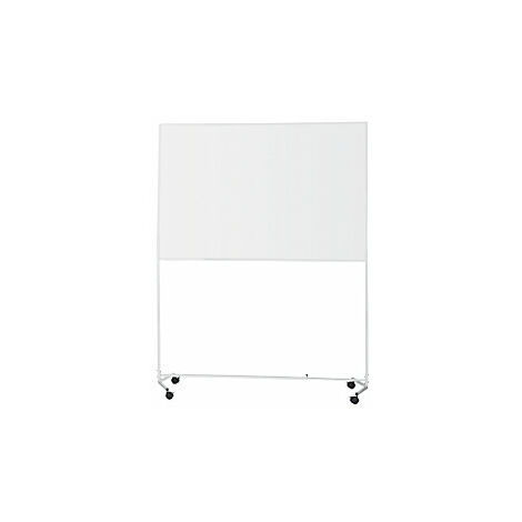 Panel rotulable con bastidor rodante acero revestido A x H
