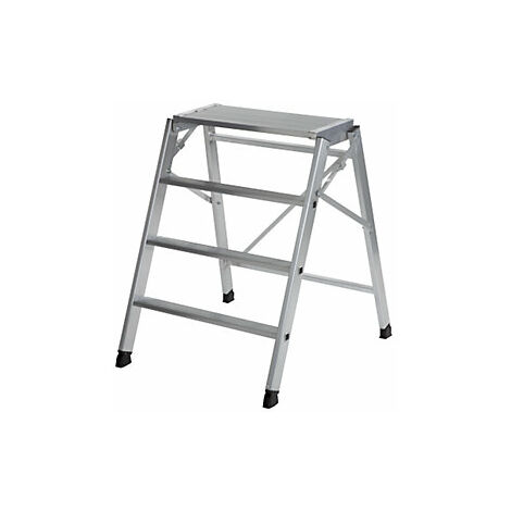Tarima plegable aluminio profundidad de los peldaños 80 mm