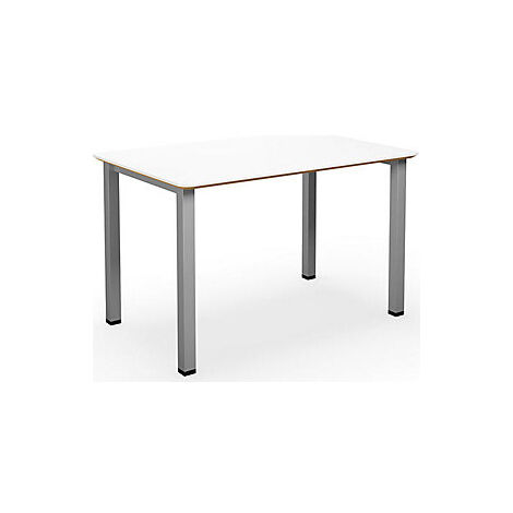 Mesa multiusos DUO-U Trend tablero recto esquinas redondeadas