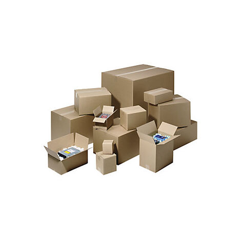 kaiserkraft 605339 Caja plegable FEFCO 0201 de cartón