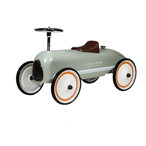 Little Dutch Retro-Rutschauto 75x40x40 cm Grün