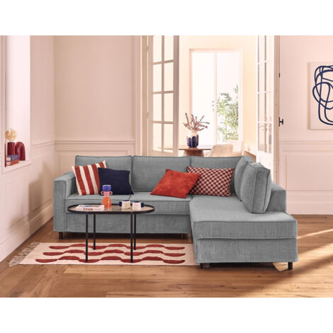 Jake - sofa mit abnehmbarer bezug 5-sitzige rechte ecke aus ...