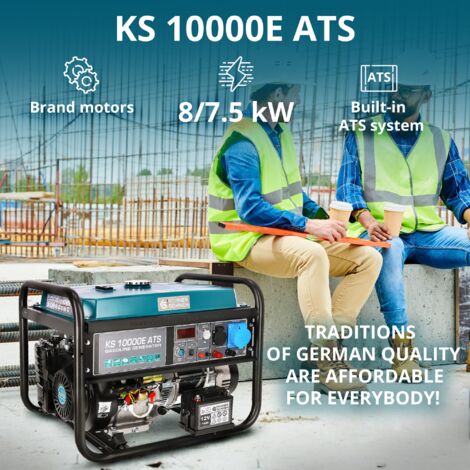 Petrol generator KS 10000E ATS with a built-in ATS 8000W AVR