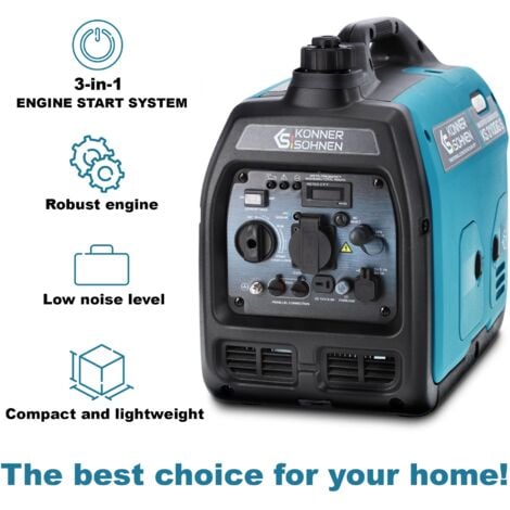 LPG / Petrol inverter generator KS 3100iG S 2,8kW / 3,1kW