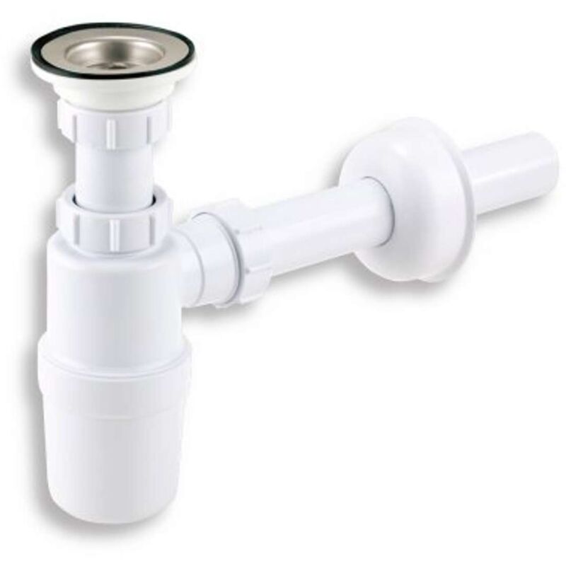 Novaservis Siphons - Siphon mit Becken aus Edelstahl 411,P