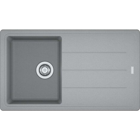Franke Basis - Fragranit Spülbecken BFG 611-86, 86x50 cm, steingrau 114 ...