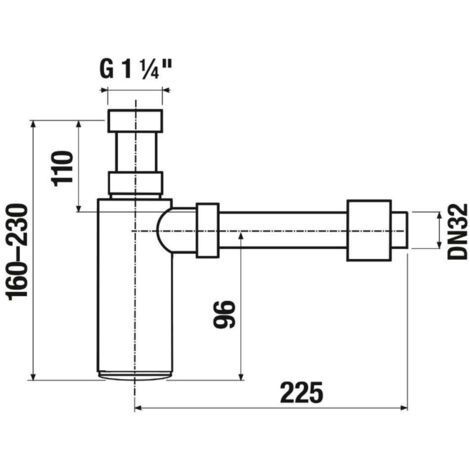 Jika Mio Style - Designsiphon, schwarz matt H3742F07160001