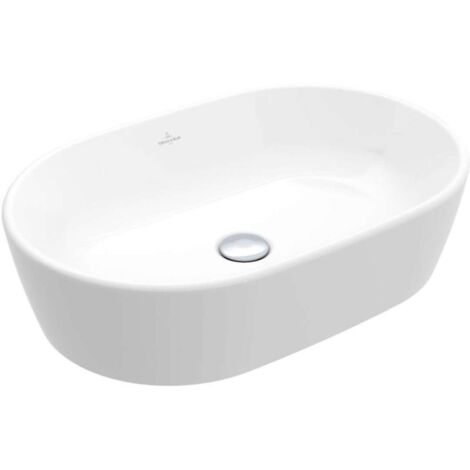 VILLEROY & BOCH Aufsatzwaschtisch Architectura 5A266001 600 mm, Weiß Alpin