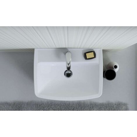 Kolo Rekord - Waschtisch, 50x38 cm, 1 Hahnloch, weiß K91952000