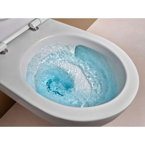 Geberit Acanto - Wand-WC, Rimfree, TurboFlush, mit KeraTect, weiß 502 ...