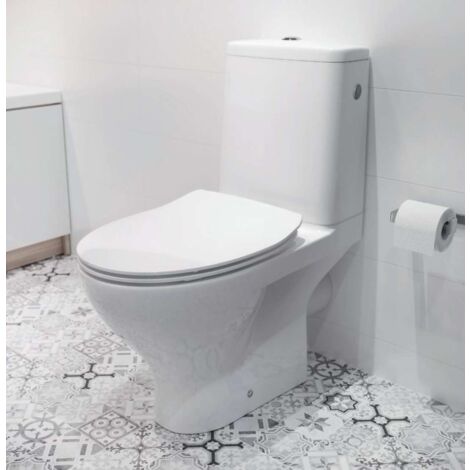 Cersanit Moduo - WC-Kombi mit SoftClose-Sitz, Abgang hinten ...