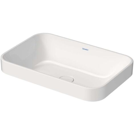 Duravit Happy D.2 Plus - Einbauwaschtischschale 60x40 cm, Alpinweiß ...