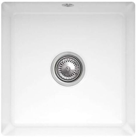 Villeroy & Boch Subway 50 - Keramikspüle, 44x44 cm, CeramicPlus, Stone White 332501RW