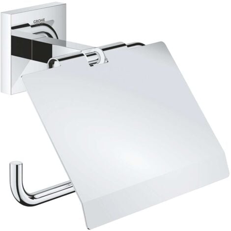 Grohe QuickFix Start Cube - Toilettenpapierhalter mit Abdeckung, verchromt 41102000