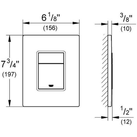 Grohe Skate Cosmopolitan - Betätigungsplatte, Titanium 38732BR0