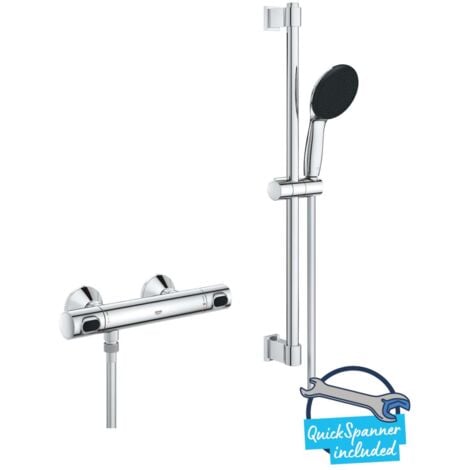 Grohe Precision Flow - Duschset mit Thermostat, Chrom 34800001