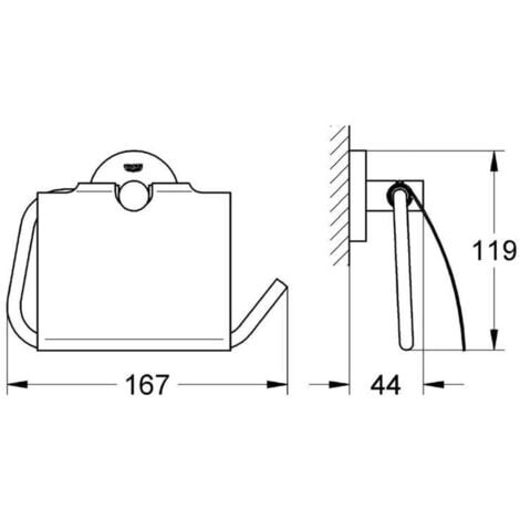 Grohe Essentials - Toilettenpapierhalter, verchromt 40367001