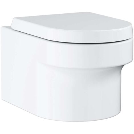 Grohe Eurocosmo - Wand-WC mit Sitz, SoftClose, Alpinweiß 39296000