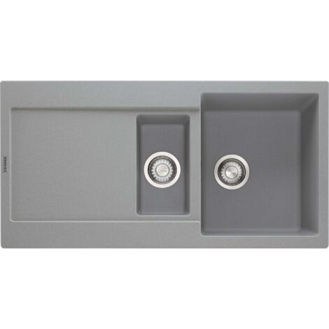 Franke Maris - Fragranit Spülbecken MRG 651, 97x50 cm, steingrau 114. ...