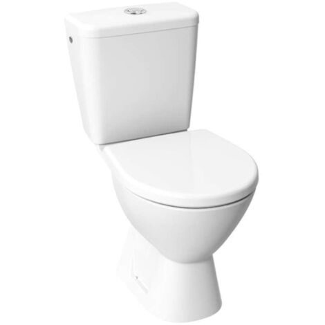Jika Lyra plus - WC-Kombi, Abgang hinten, Wasseranschluss unten, Rimless, weiß H8257260002423